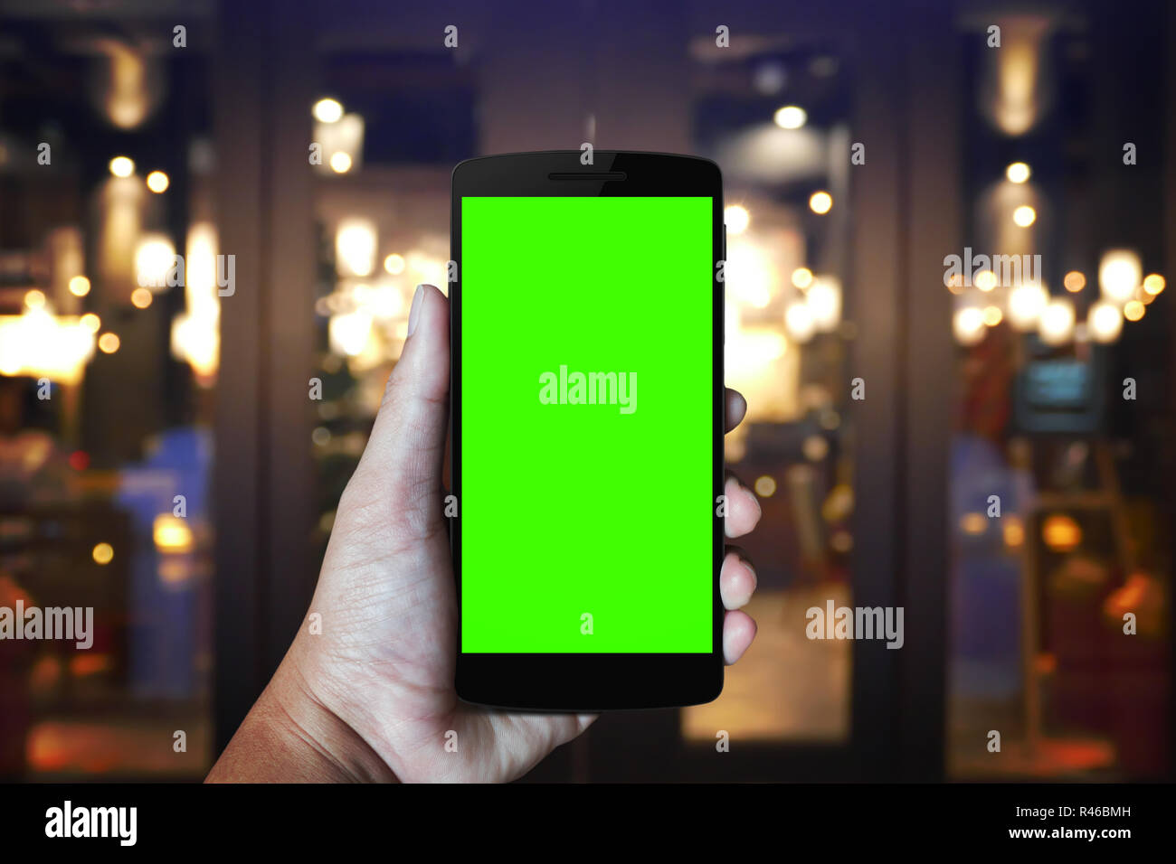 Modern mobile phone in the hand Stock Photo - Alamy