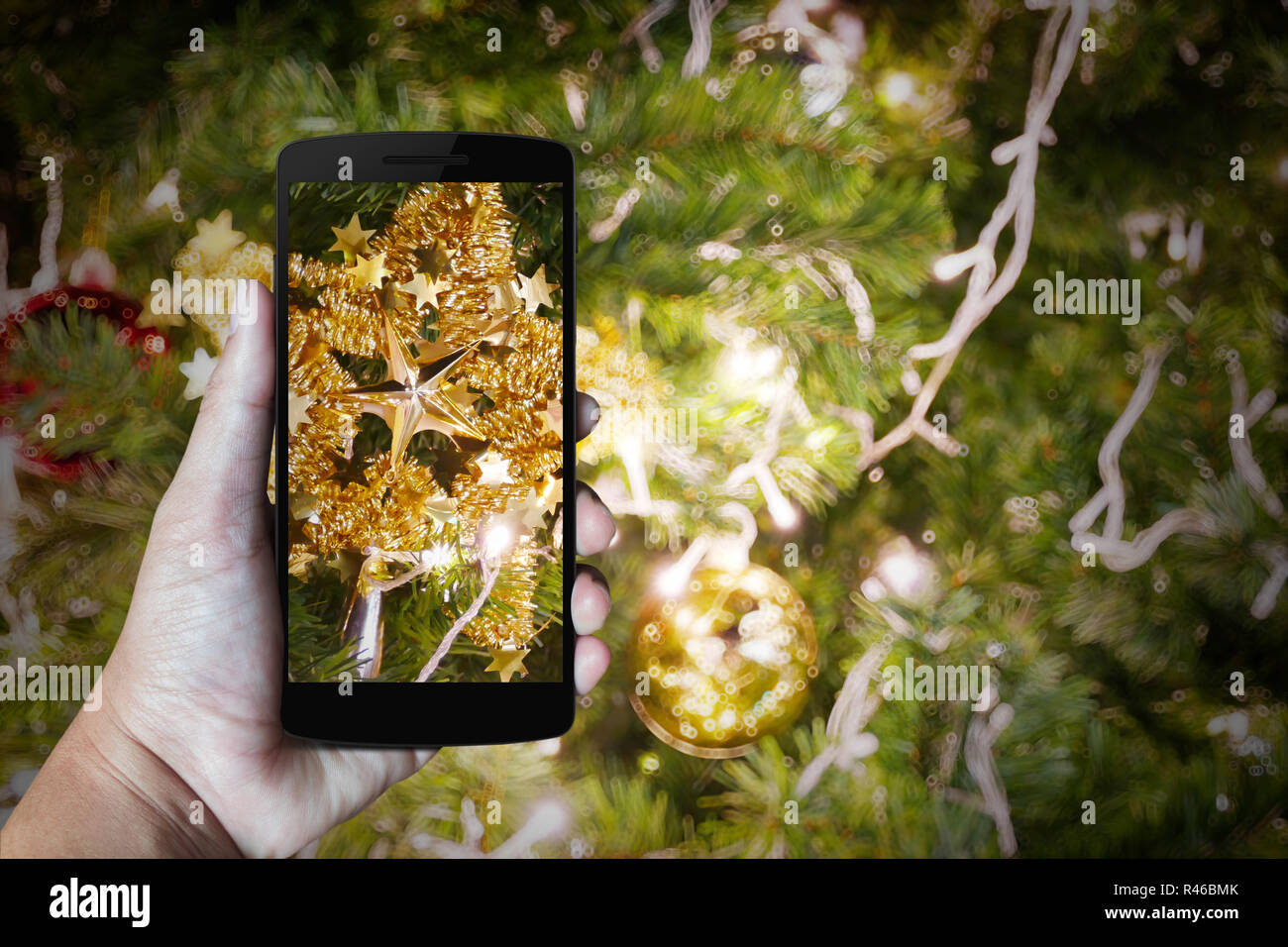 Modern mobile phone in the hand Stock Photo - Alamy