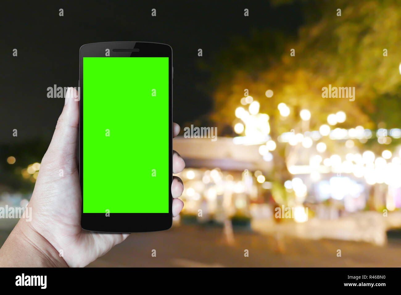 Modern mobile phone in the hand Stock Photo - Alamy