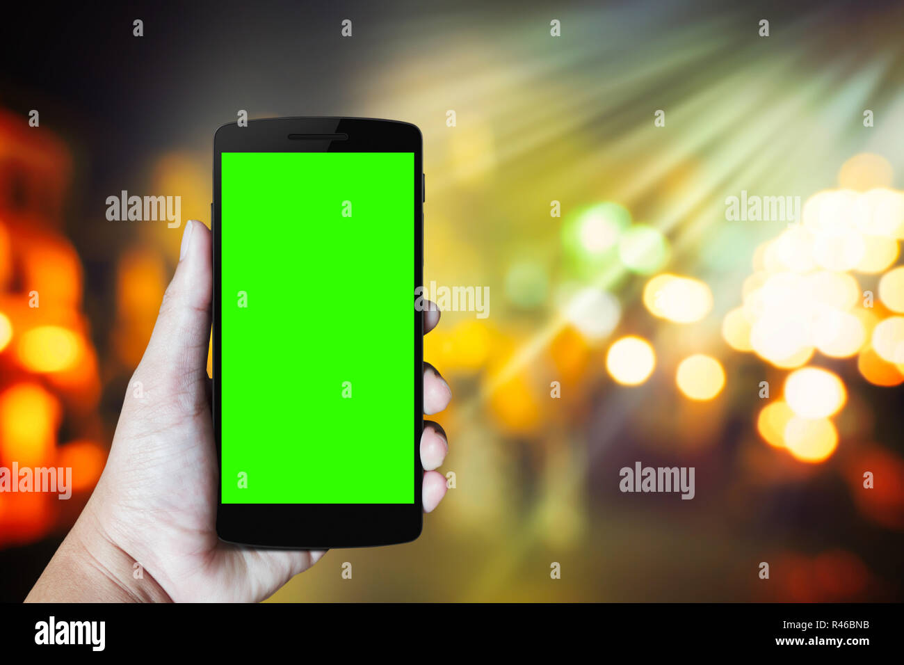 Modern mobile phone in the hand Stock Photo - Alamy