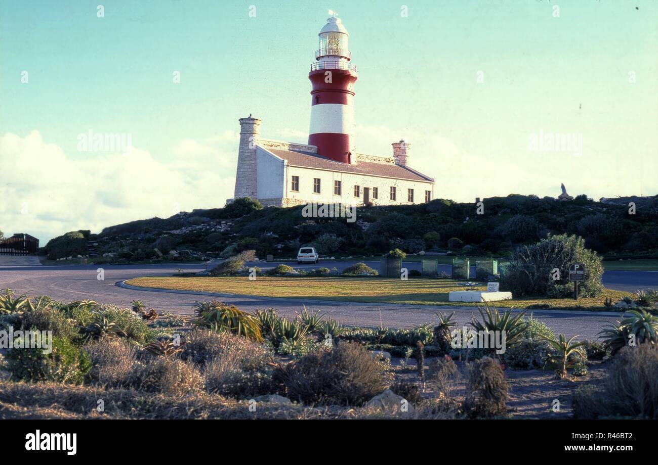 cape Agulhas lighthouse, south africa Stock Photo - Alamy