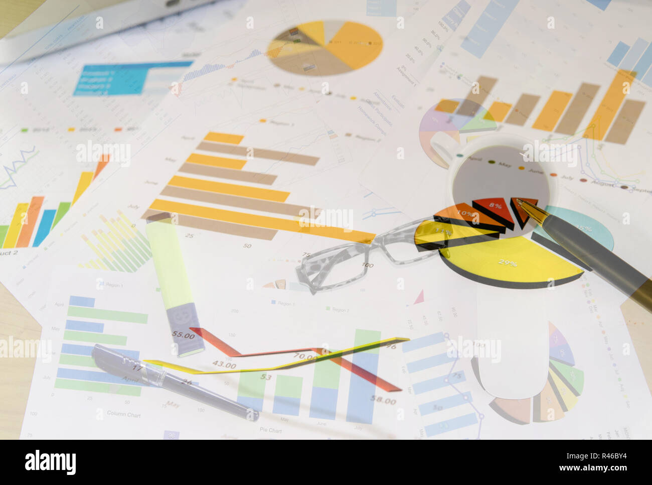 business concept chart Stock Photo - Alamy