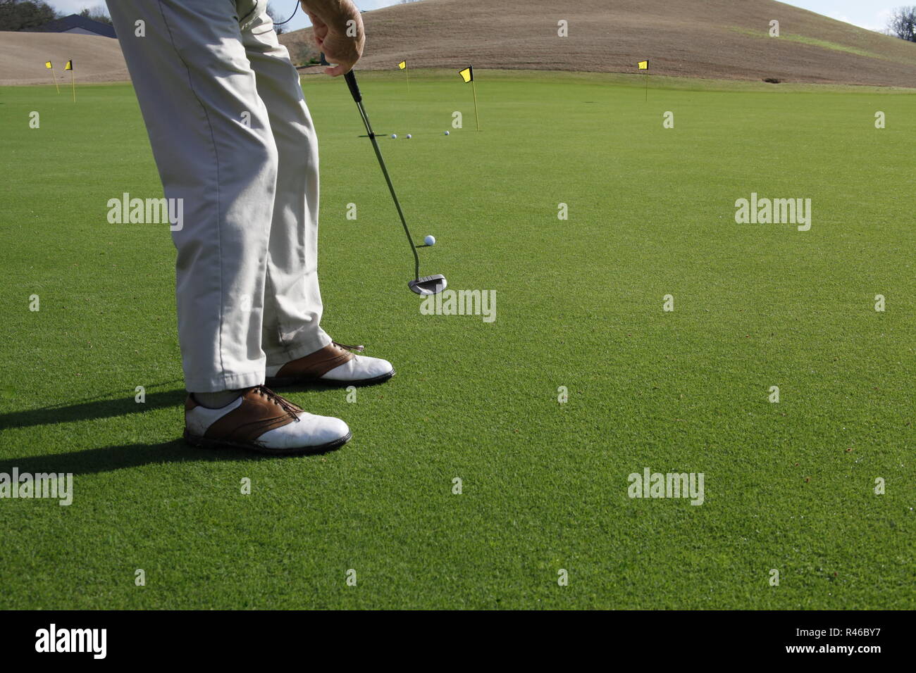 Your putting game has to be on point Stock Photo - Alamy