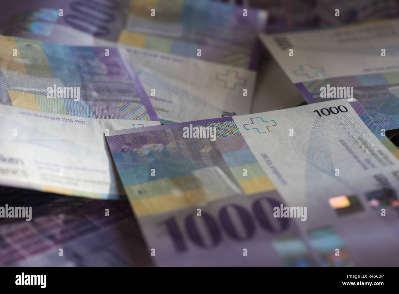 1000 swiss franc bill hi-res stock photography and images - Alamy