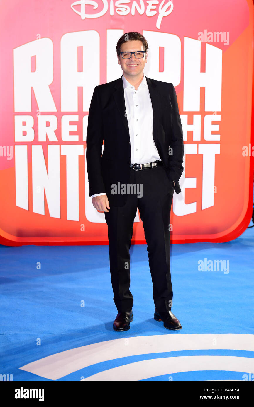 Phil Johnston attending the Ralph Breaks the Internet european premiere ...