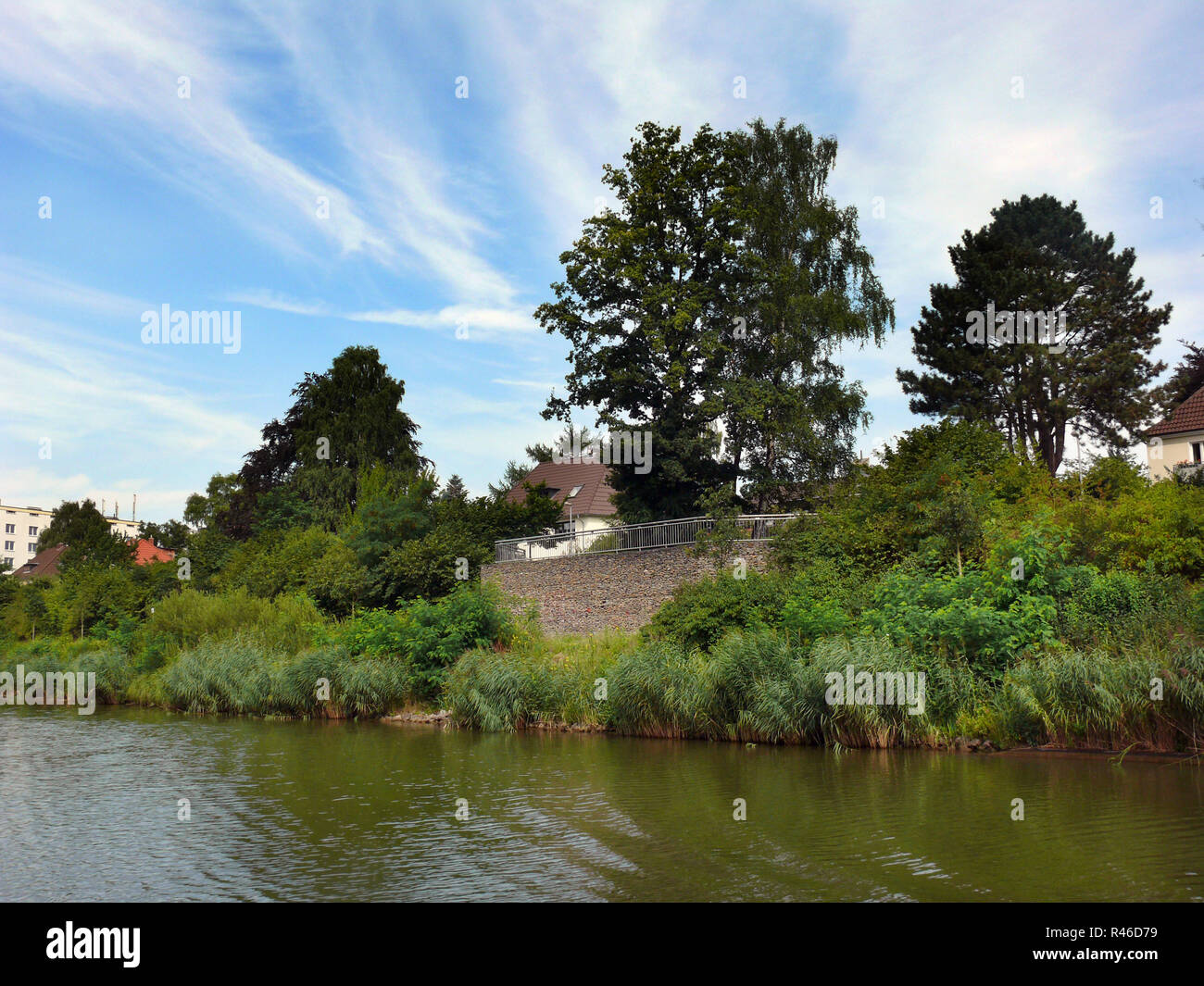 landscape at the mittellandkanal Stock Photo - Alamy
