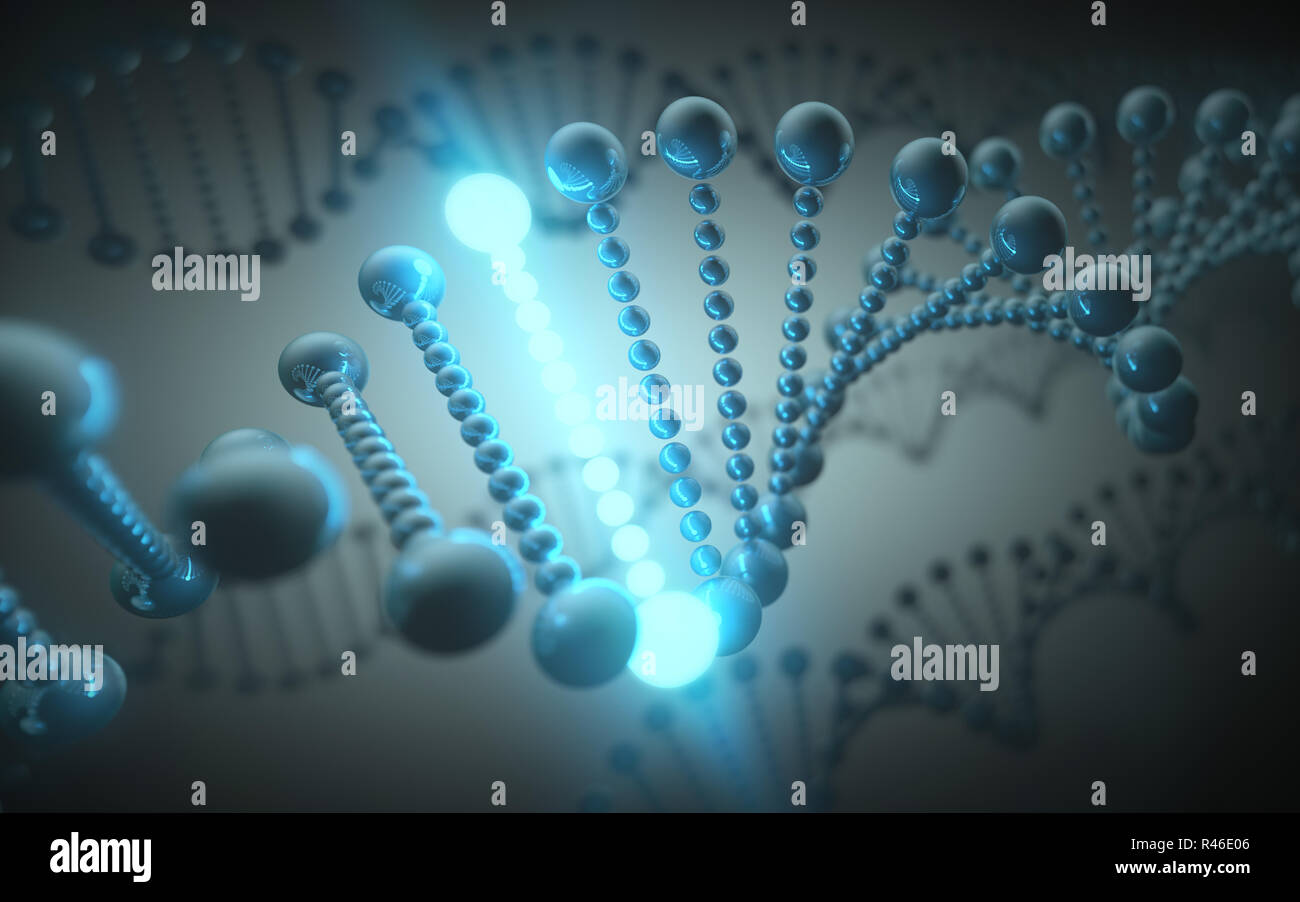 DNA Futuristic Concept Stock Photo - Alamy