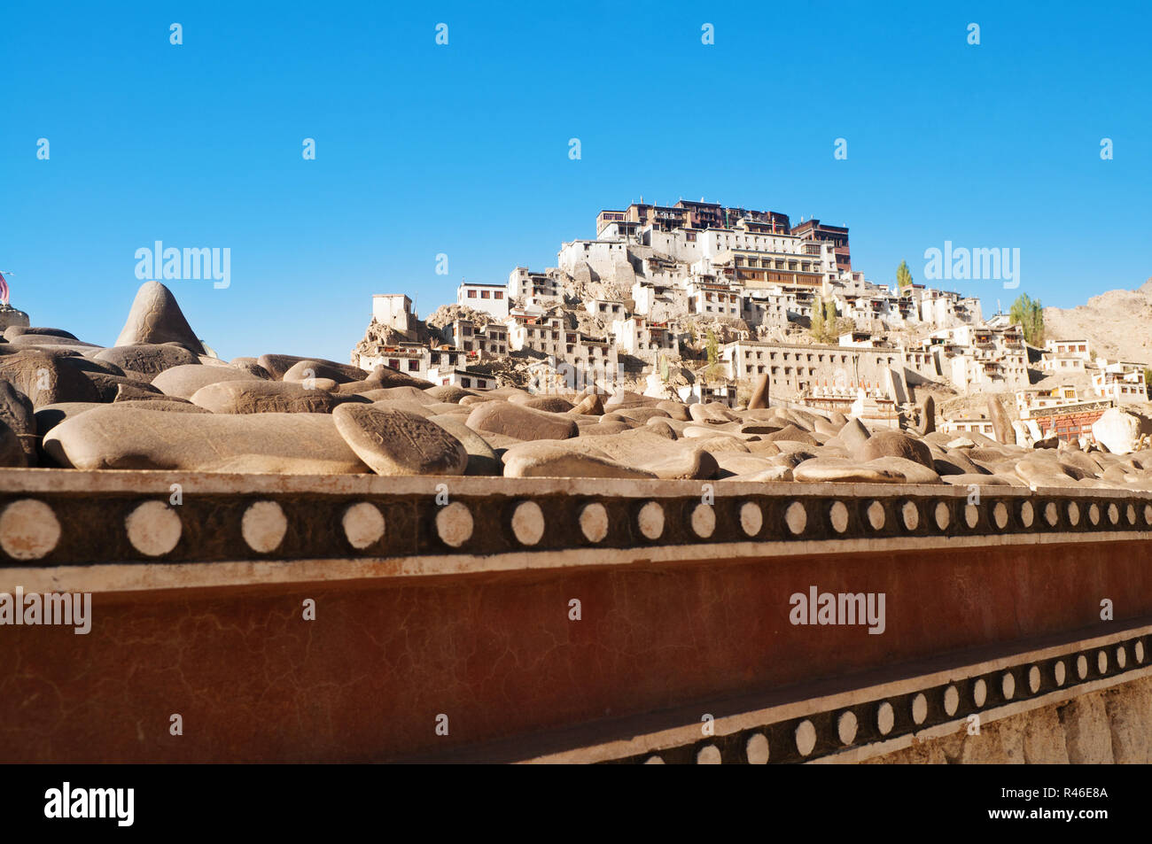 India Thikse Monastery Stock Photo - Alamy