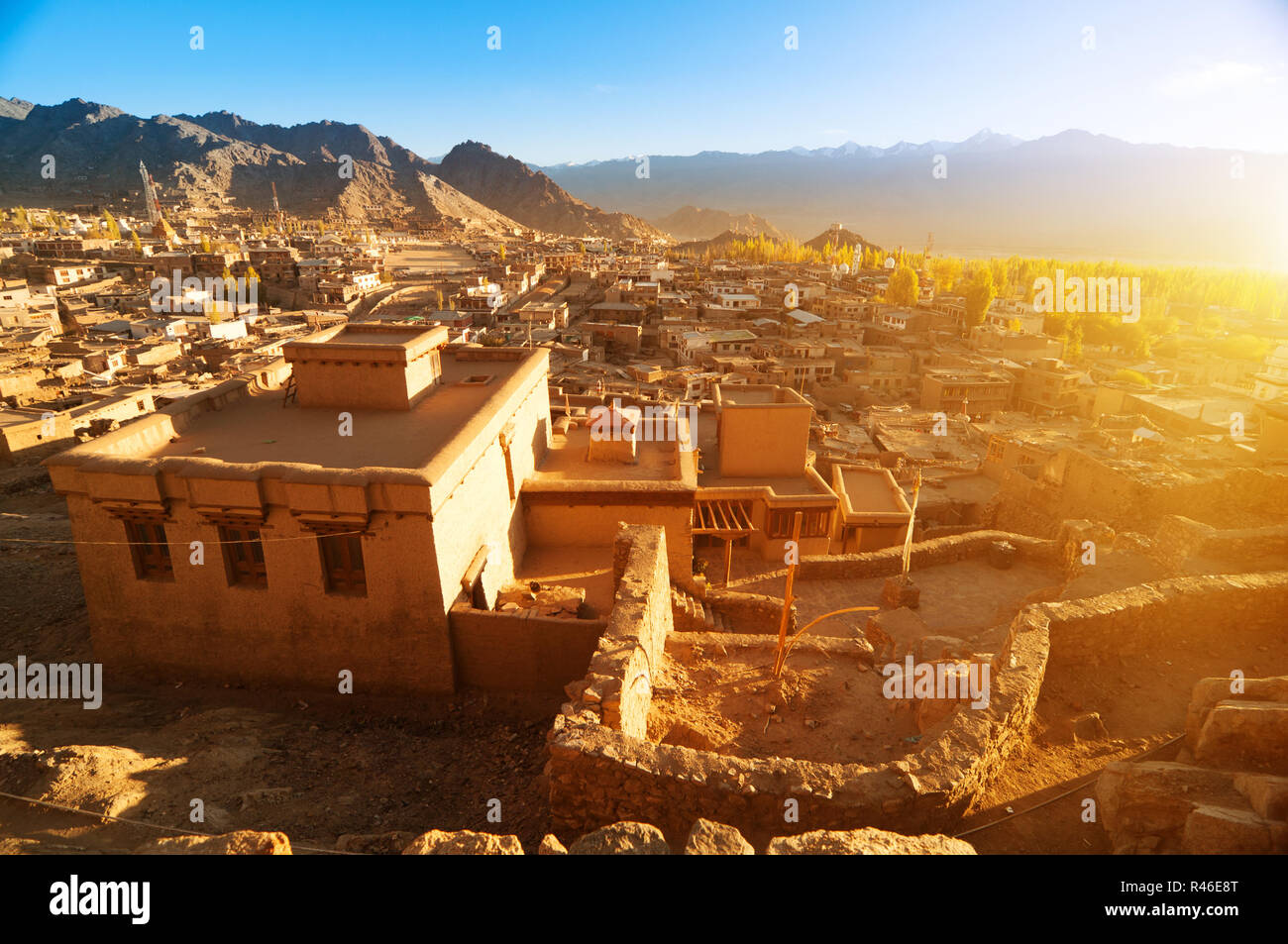 Leh city Ladakh India Stock Photo - Alamy