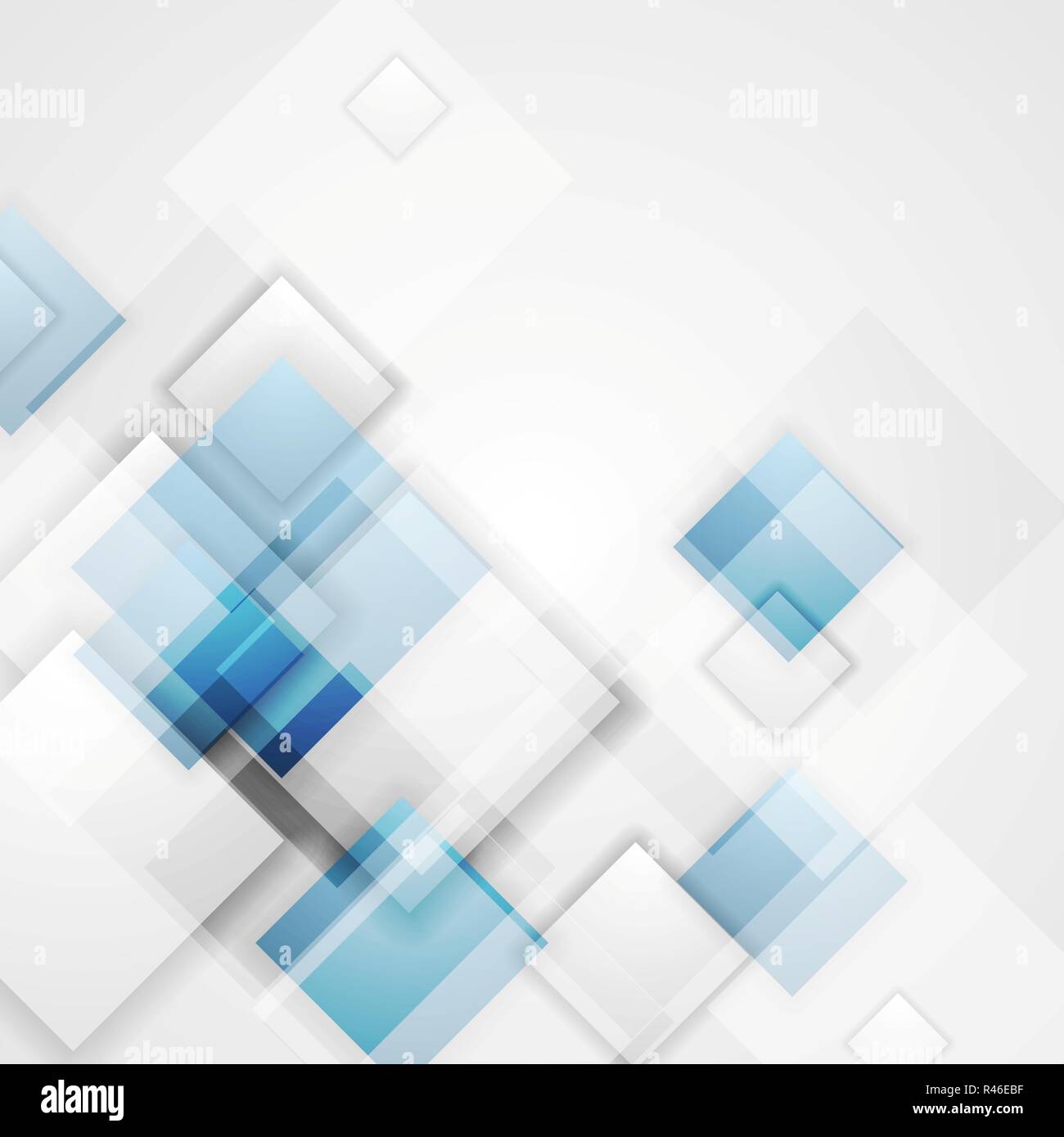 Grey blue shiny geometric tech hi-res stock photography and images - Alamy