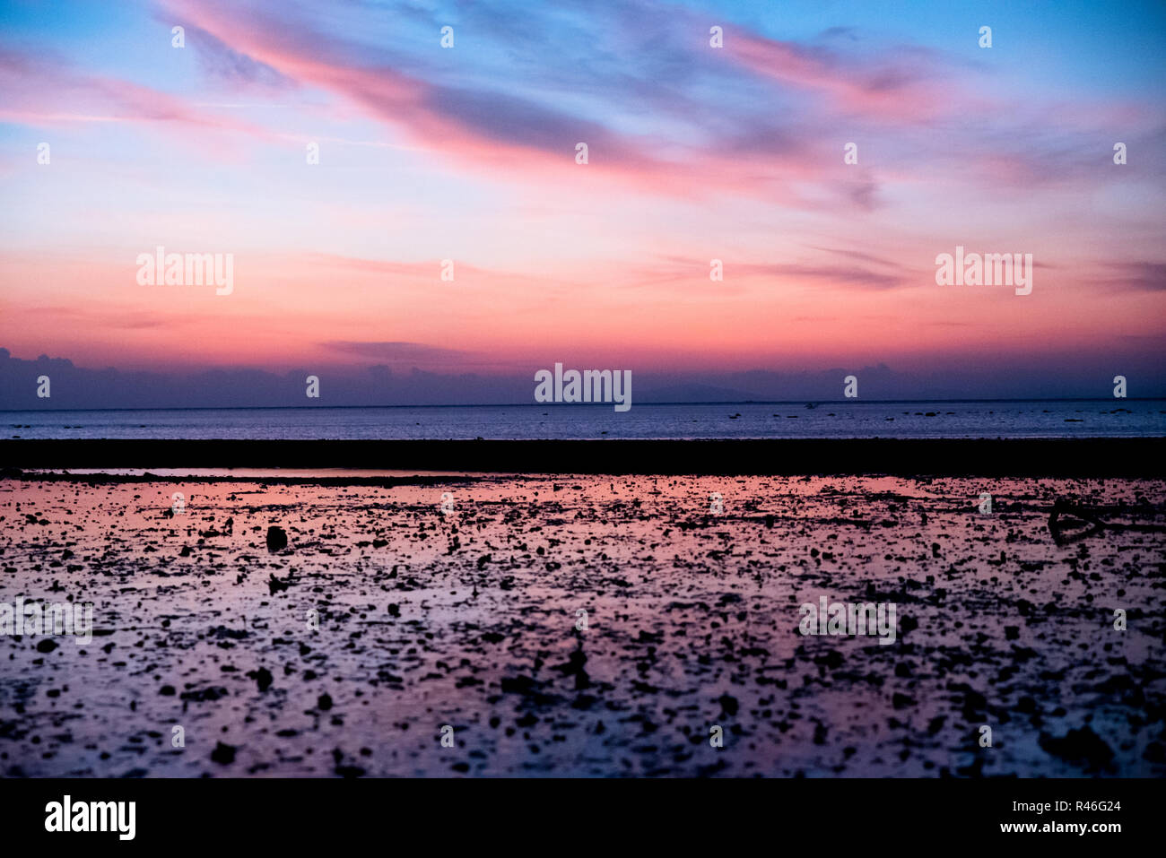 Sunset at Lakawon Beach Resort, Cadiz, Negros Occidental, Phlippines ...
