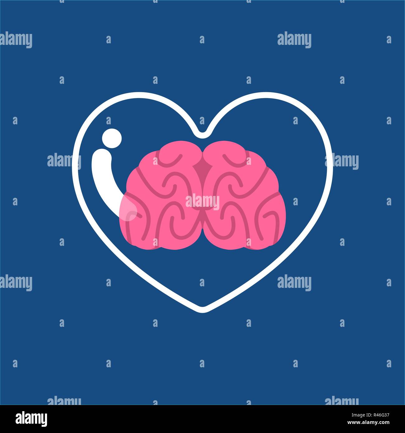 Transparent glass heart and brain inside. Mind vessel Stock Vector ... Transparent glass heart and brain inside. Mind vessel Stock Vector ...