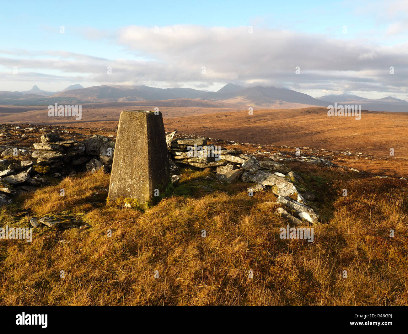 Trig Pillar Mountains High Resolution Stock Photography and Images - Alamy