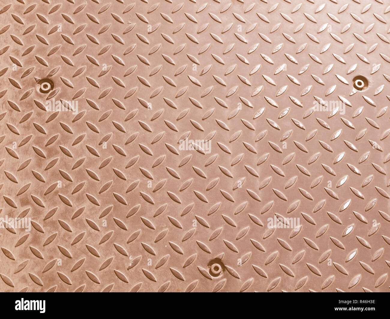 Retro looking Diamond steel Stock Photo - Alamy