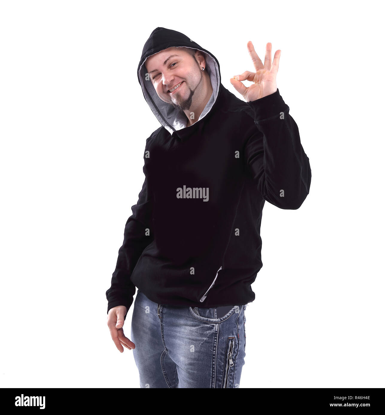 Hands gesture rapper hi-res stock photography and images - Alamy