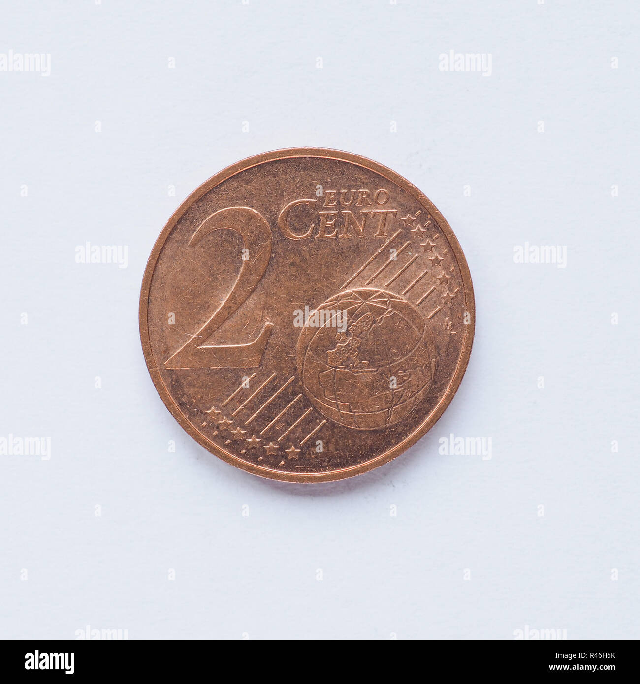 2 cent coin Stock Photo - Alamy
