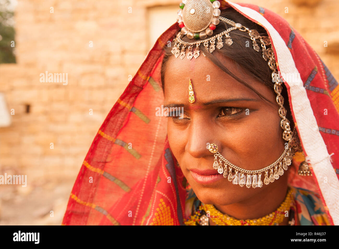 Indian girl portrait Stock Photo - Alamy