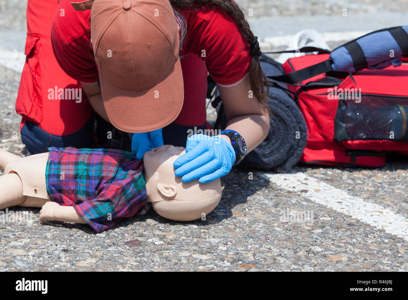 First aid personnel hi-res stock photography and images - Alamy
