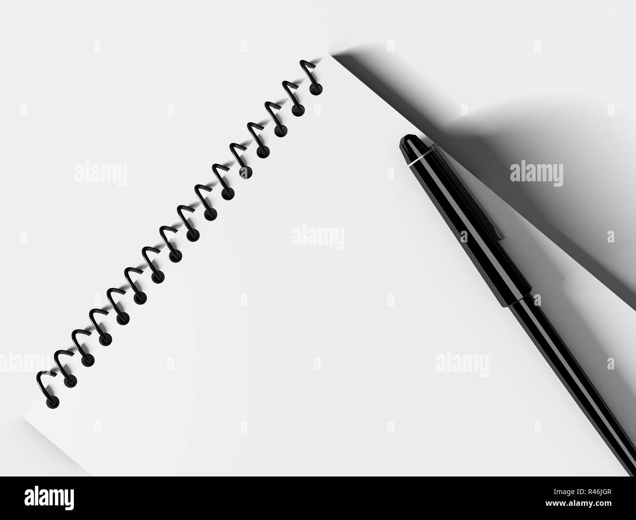 Blank Note Paper With Pen Isolated On White Stock Photo Alamy blank-note-paper-with-pen-isolated-on-white-stock-photo-alamy