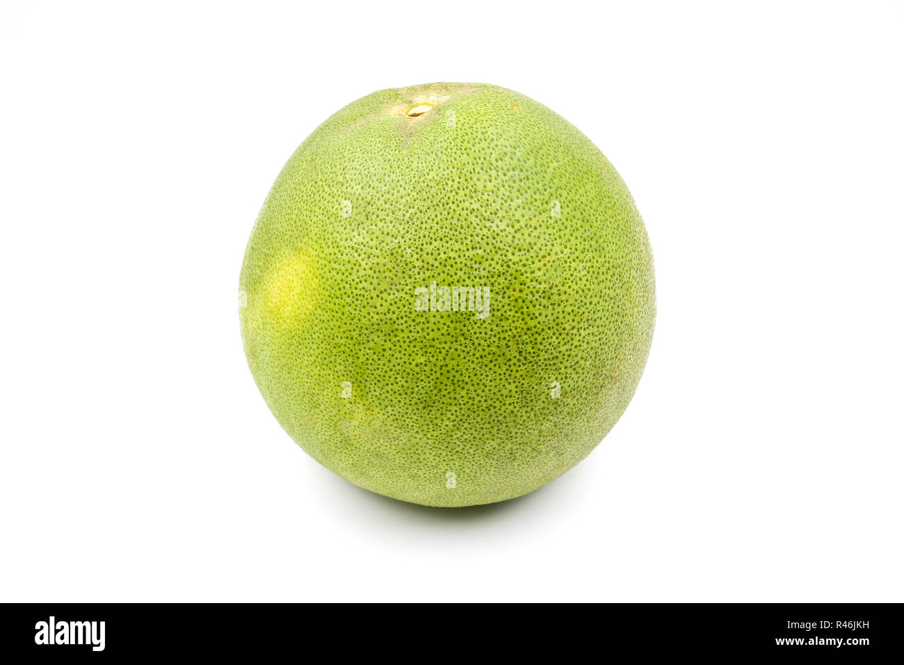 Green pomelo citrus fruit isolated on white background Stock Photo - Alamy
