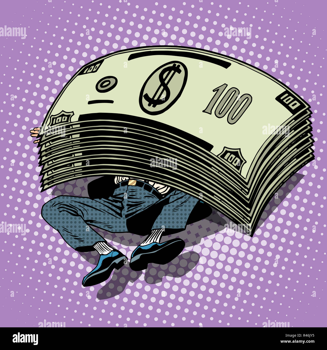 Man buried money hi-res stock photography and images - Alamy