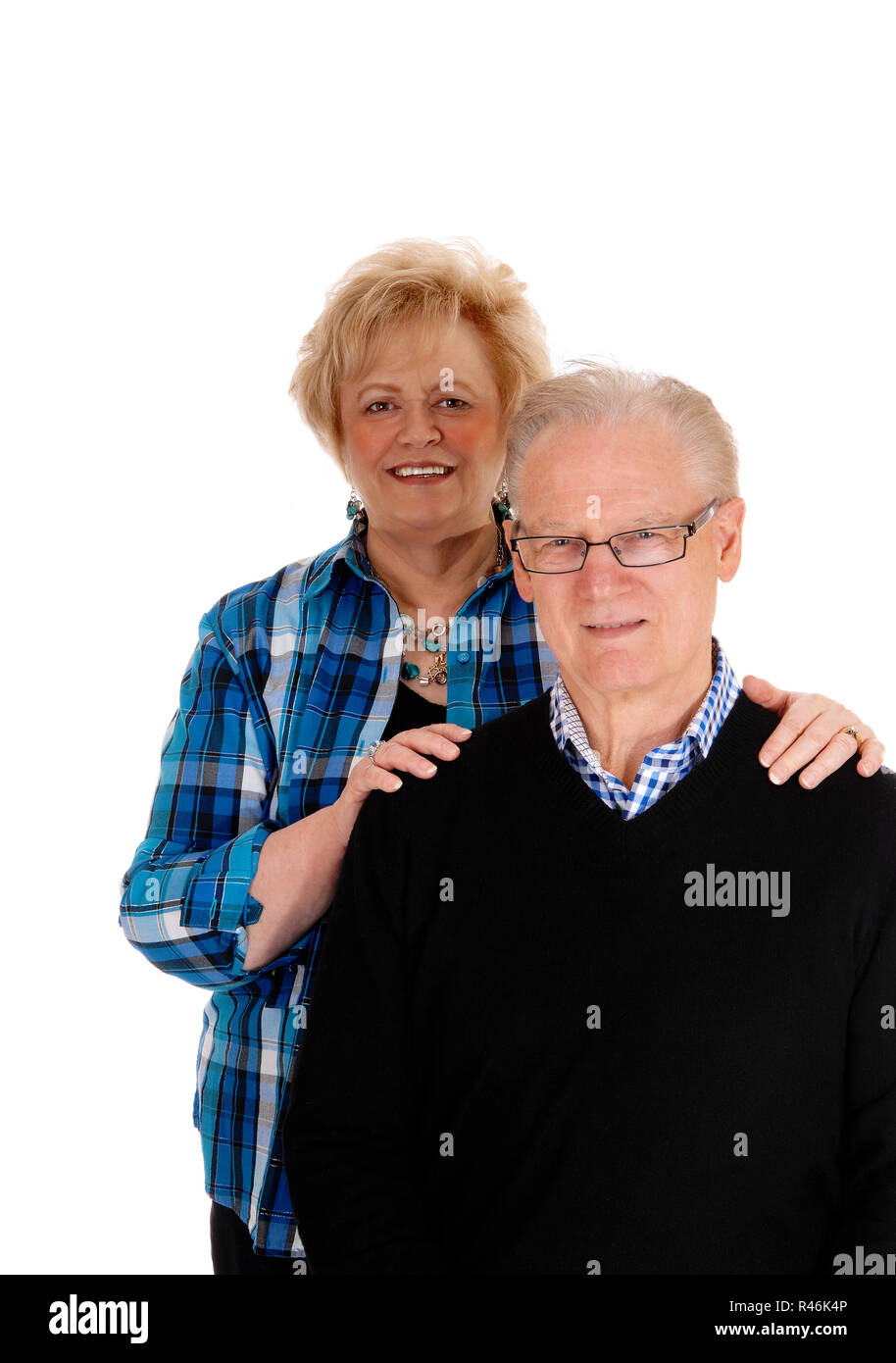 Senior couple standing Stock Photo - Alamy