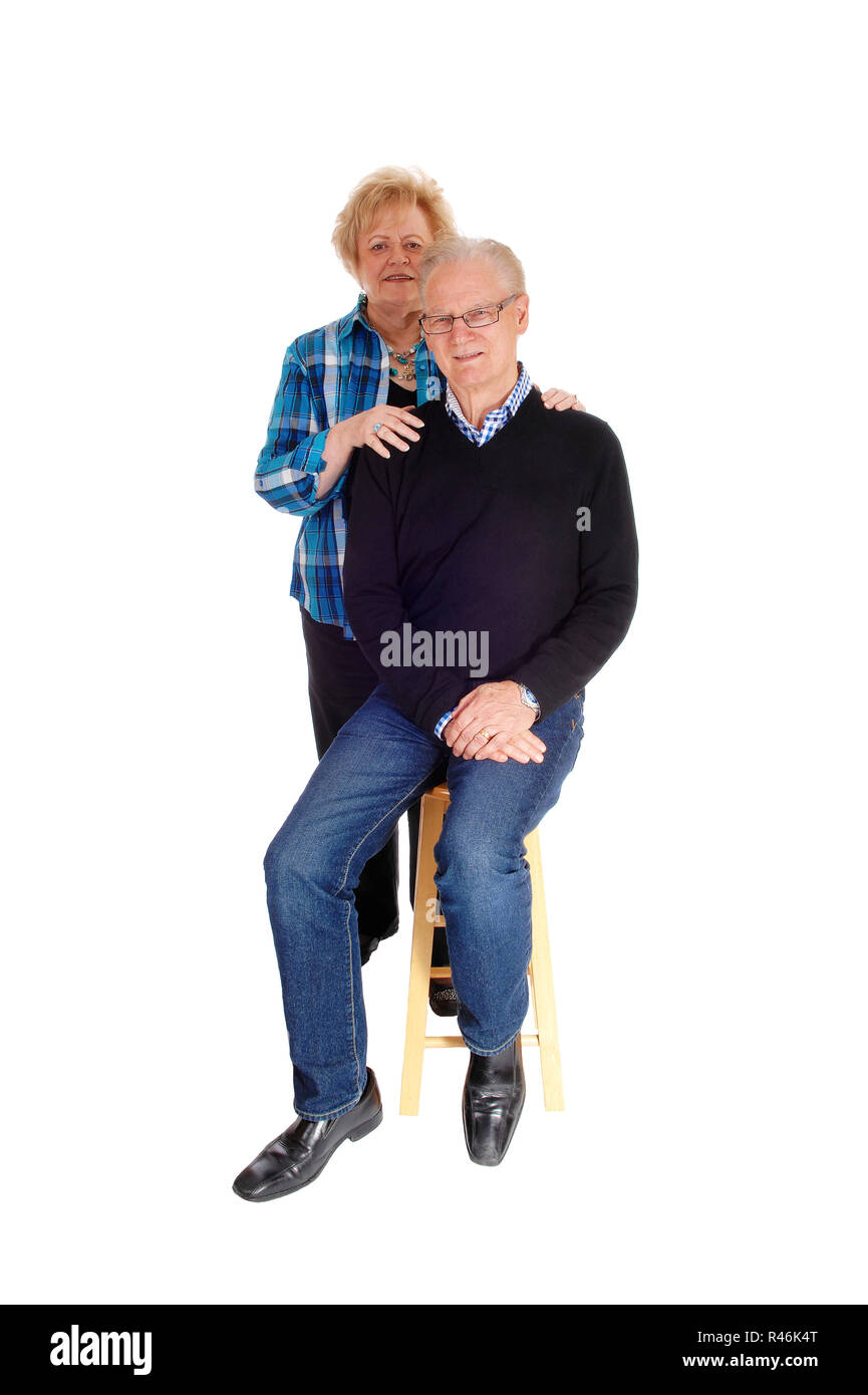 Image elderly couple in Cut Out Stock Images & Pictures - Alamy