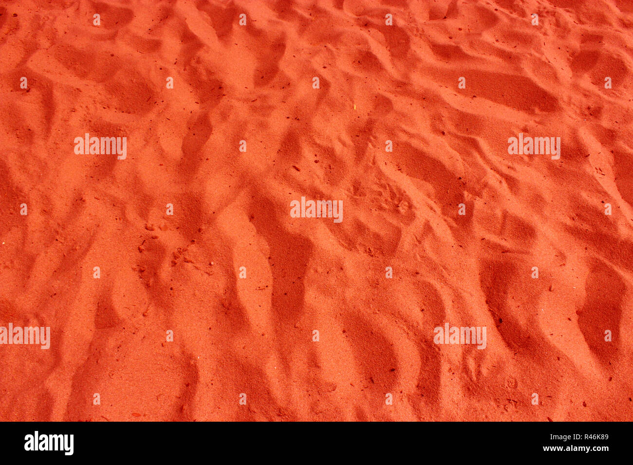 red sand in the desert Stock Photo - Alamy