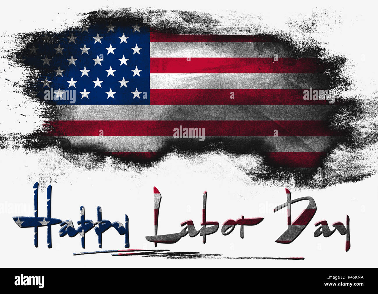 Flag of United States, Labor Day Stock Photo - Alamy