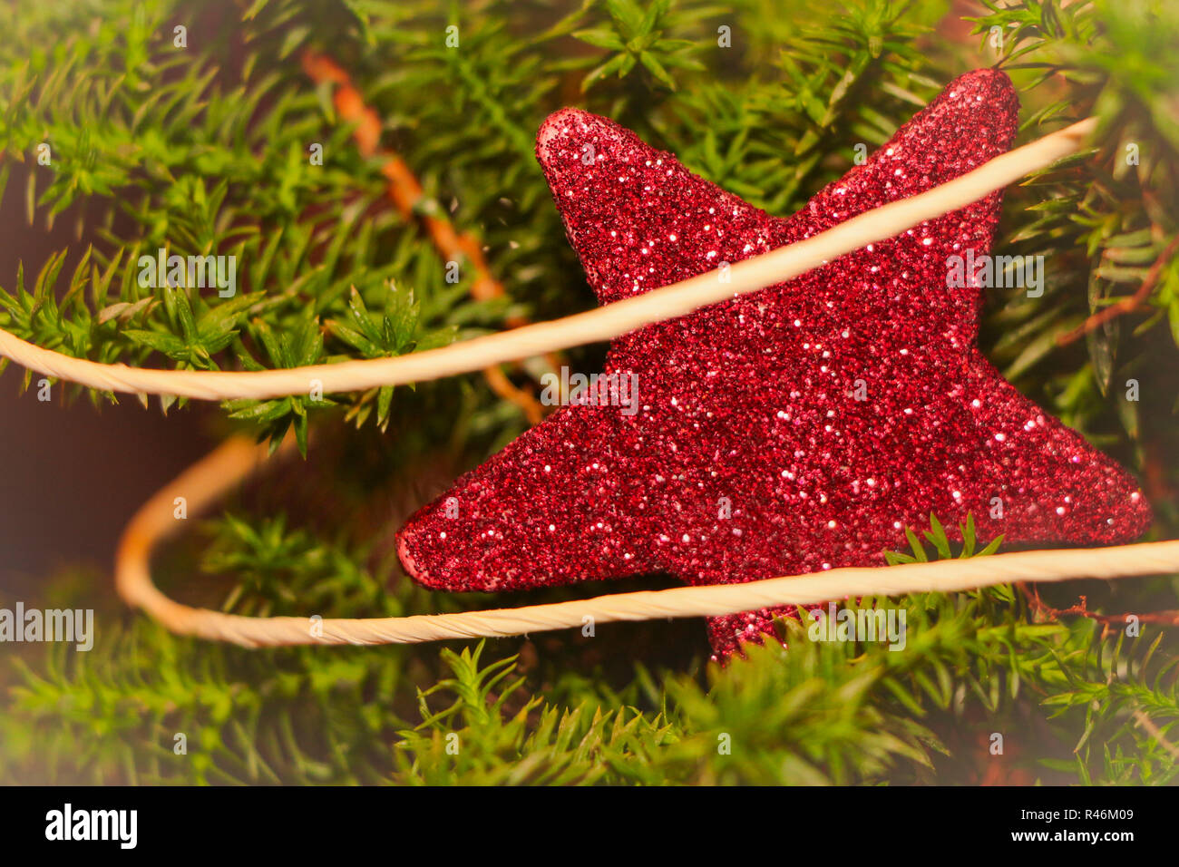 Glowing star shapes illuminated christmas hi-res stock photography and ...