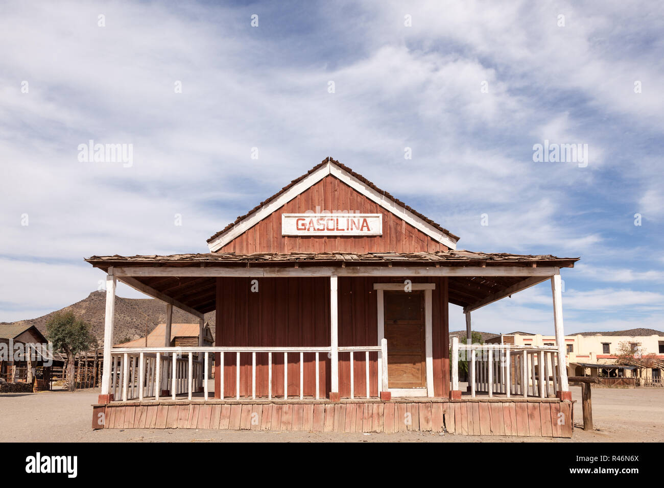 Wooden gas station hi-res stock photography and images - Alamy