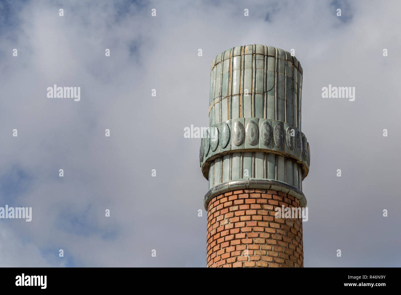 ancient pottery and brick chimney Stock Photo - Alamy