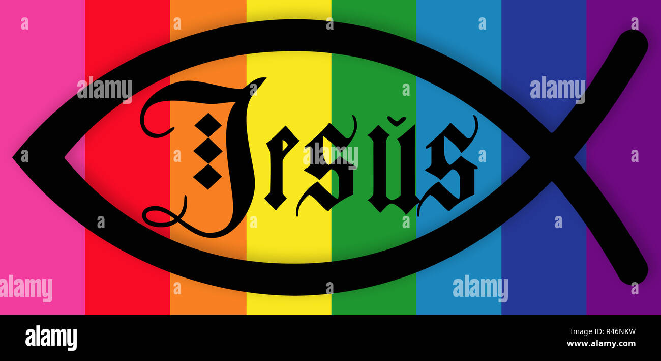 Ichthys jesus fish hi-res stock photography and images - Alamy