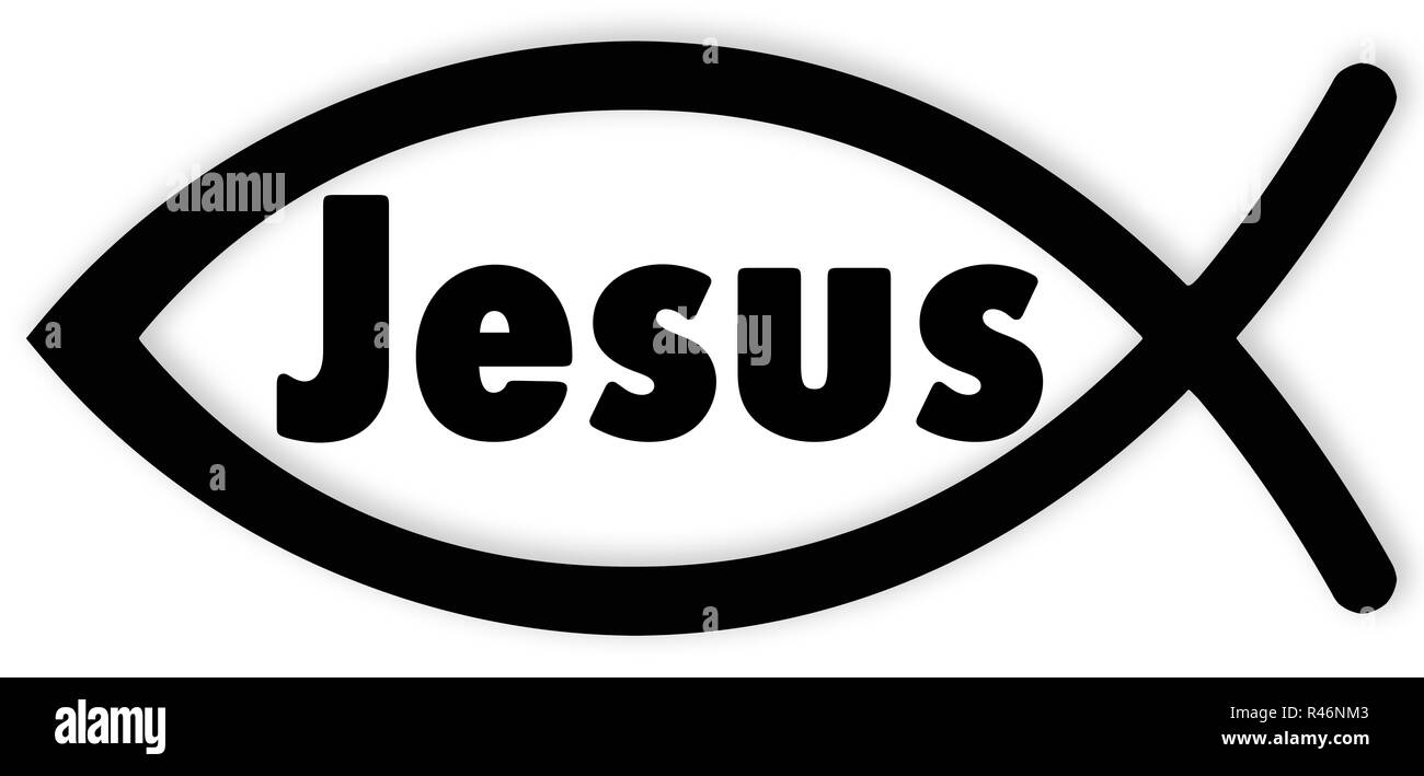 Ichthys jesus fish hi-res stock photography and images - Alamy