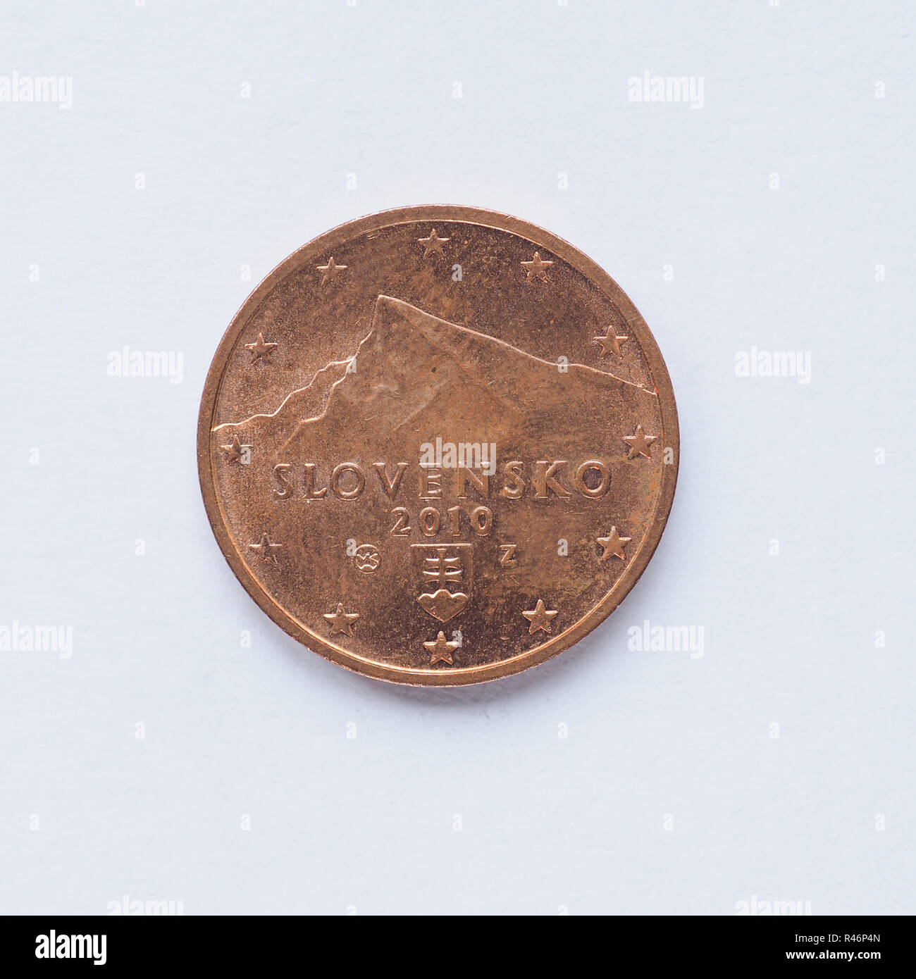 Slovakia coin hi-res stock photography and images - Alamy