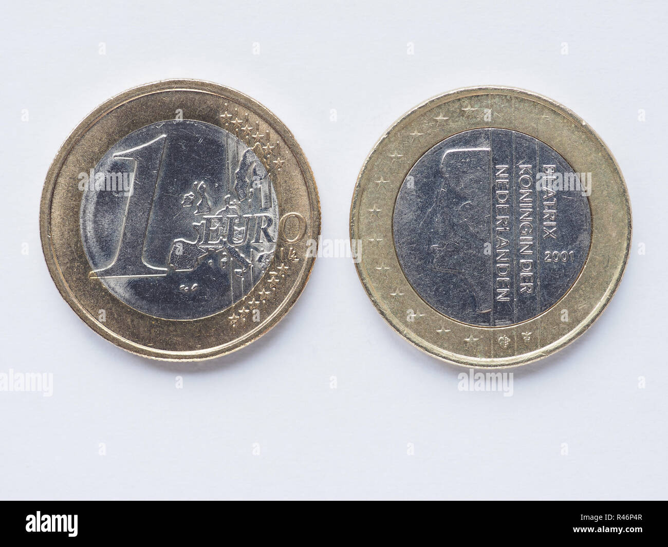 Dutch 1 Euro coin Stock Photo - Alamy