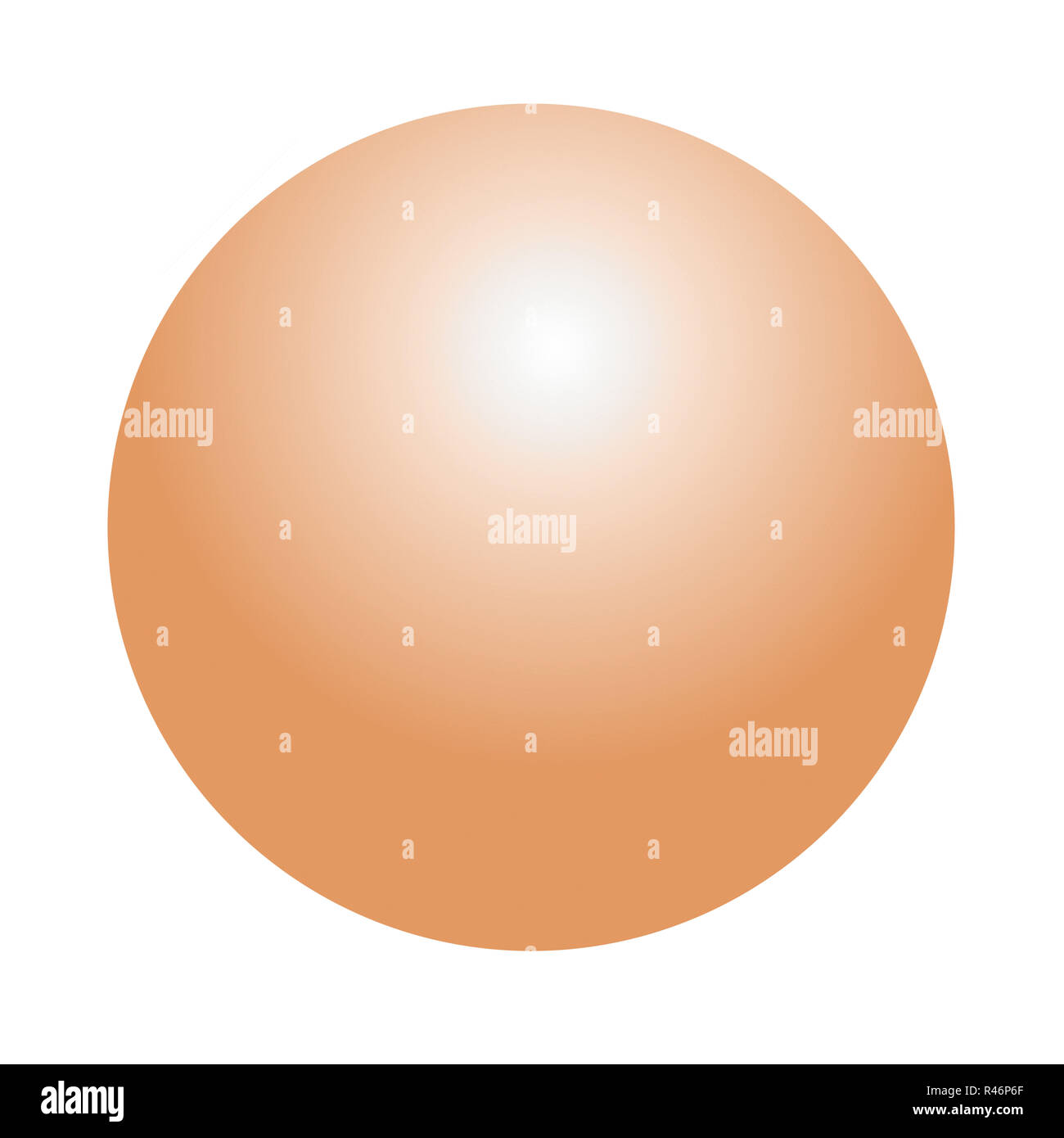 Metal sphere isolated - Bronze Stock Photo - Alamy