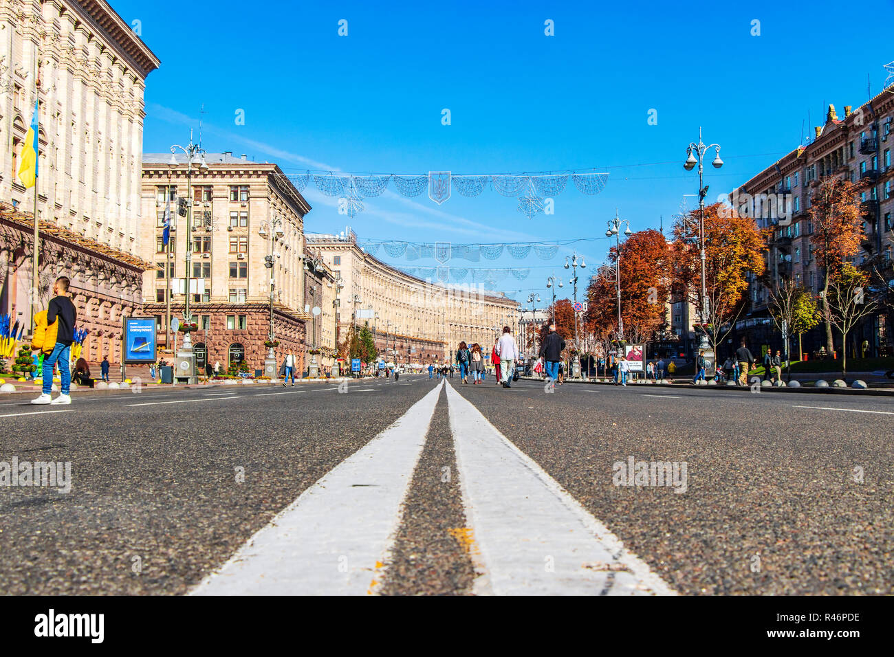 19th century photo of khreshchatyk square hi-res stock photography and ...