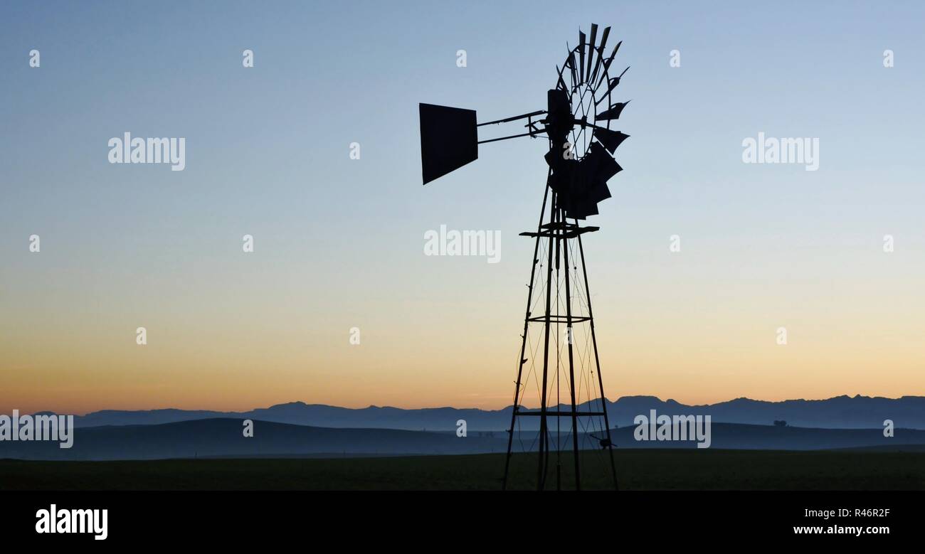 landscape with water pumps pinwheel Stock Photo - Alamy
