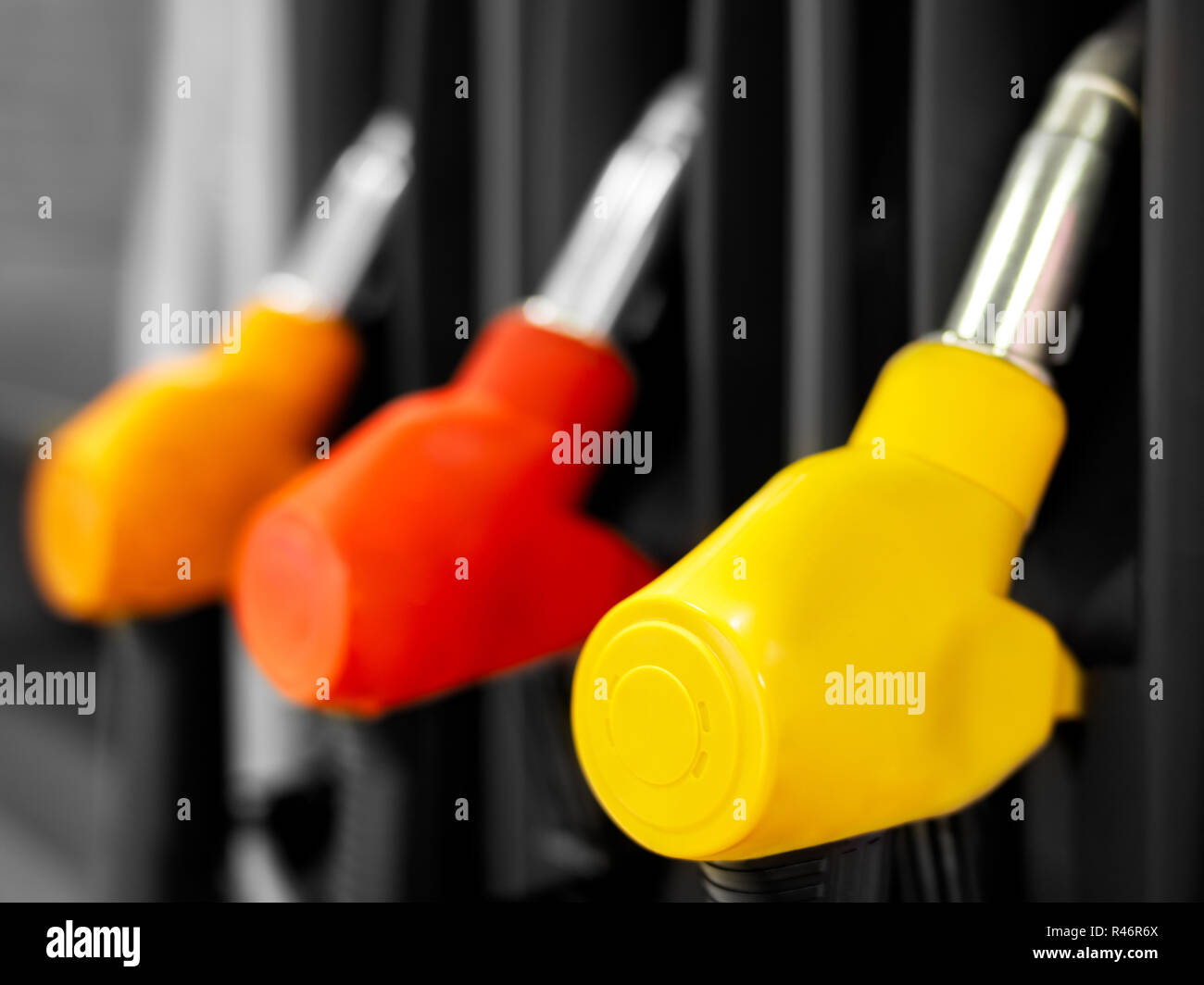 Gas station refueling equipment black hi-res stock photography and ...
