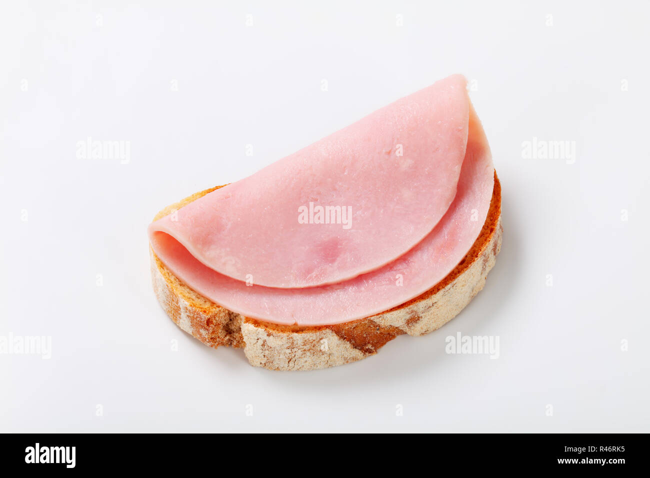 bread with ham Stock Photo - Alamy