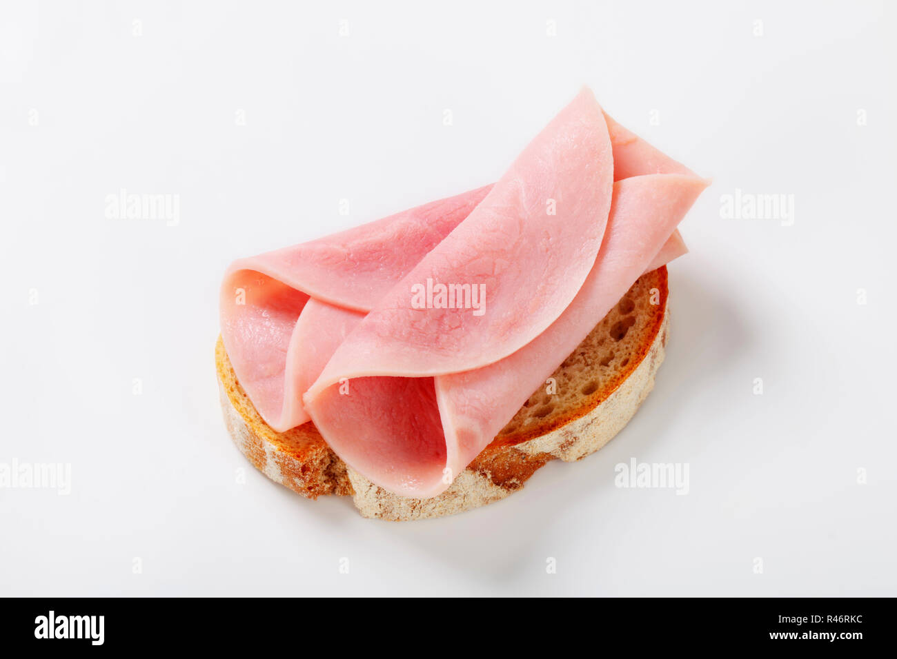 bread with ham Stock Photo - Alamy