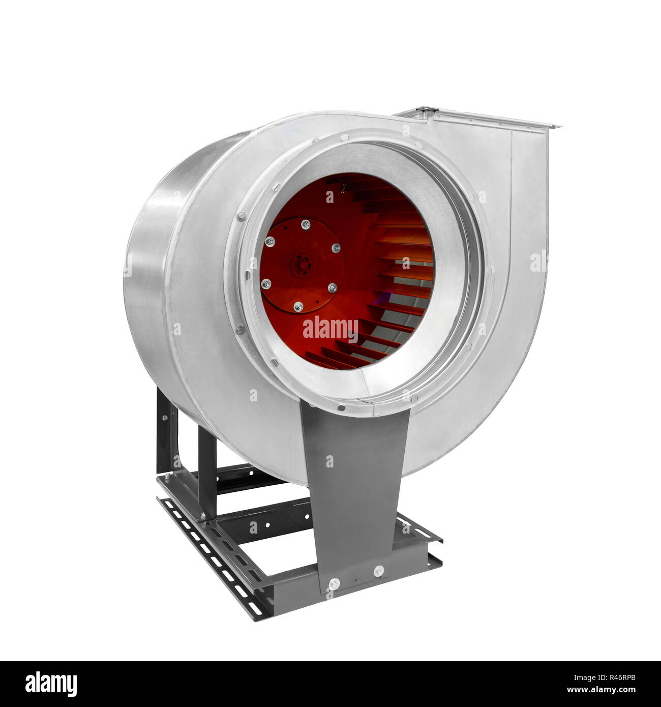 air turbine fan for ventilation and air conditioning isolated on white ...