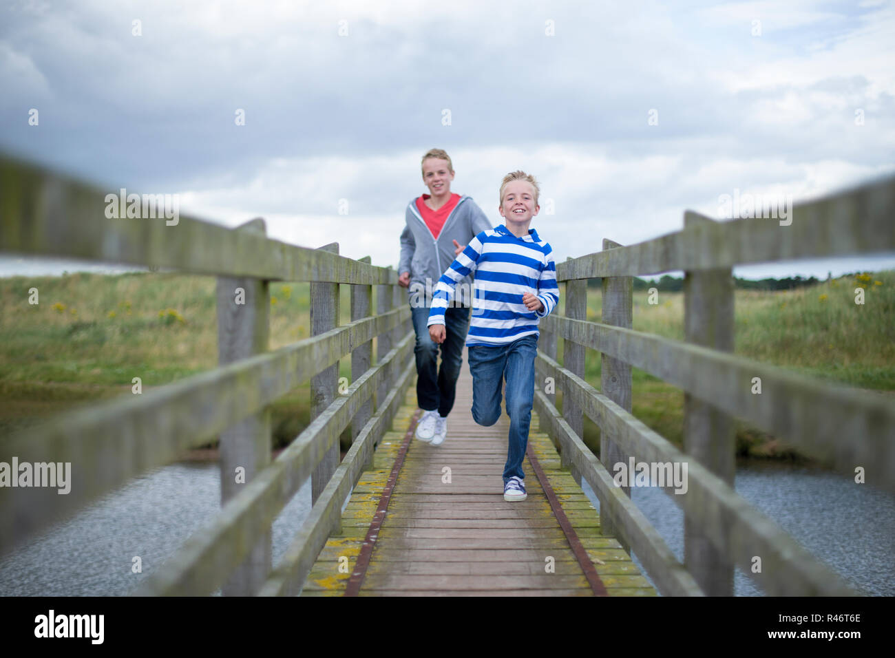 Brothers Bonding Time Stock Photo - Alamy