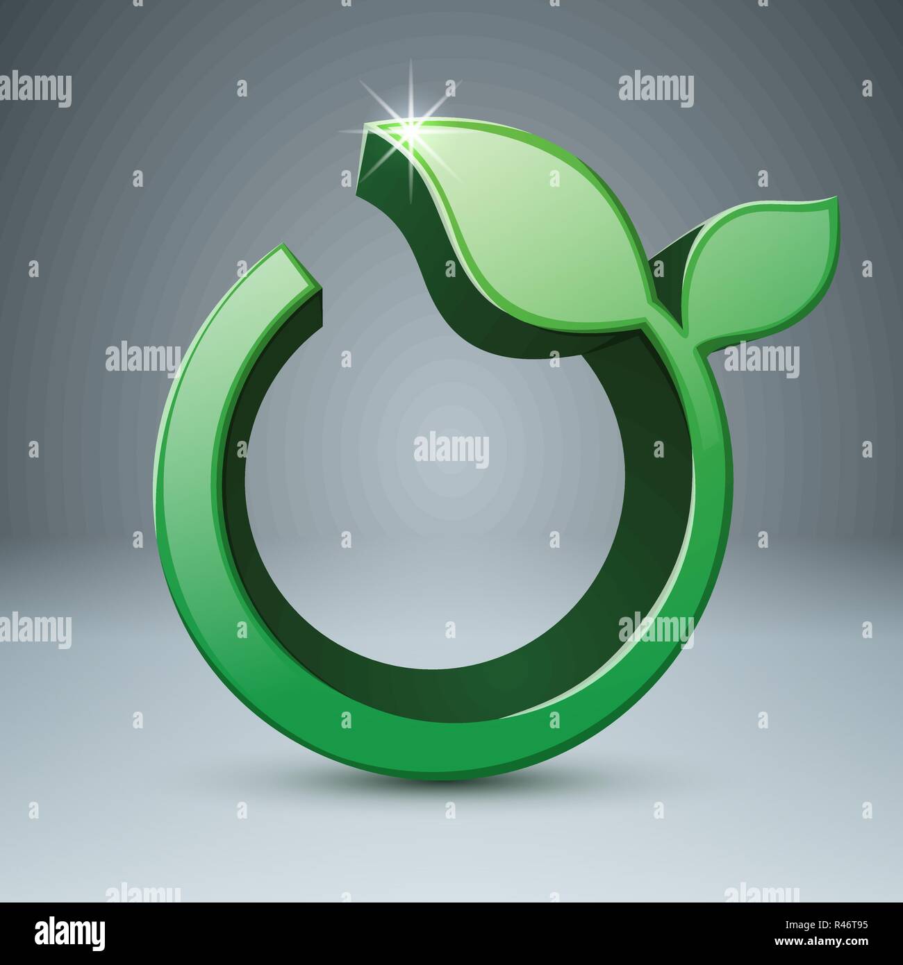 Grass 3d icon. Health infographic Stock Vector Image & Art - Alamy