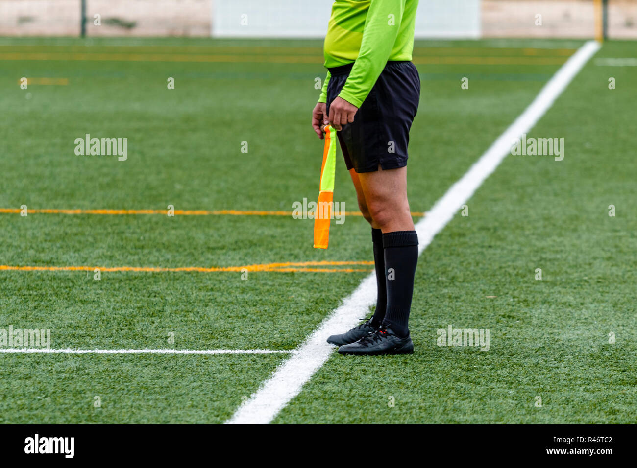 Detail of the assistant referee hi-res stock photography and images - Alamy