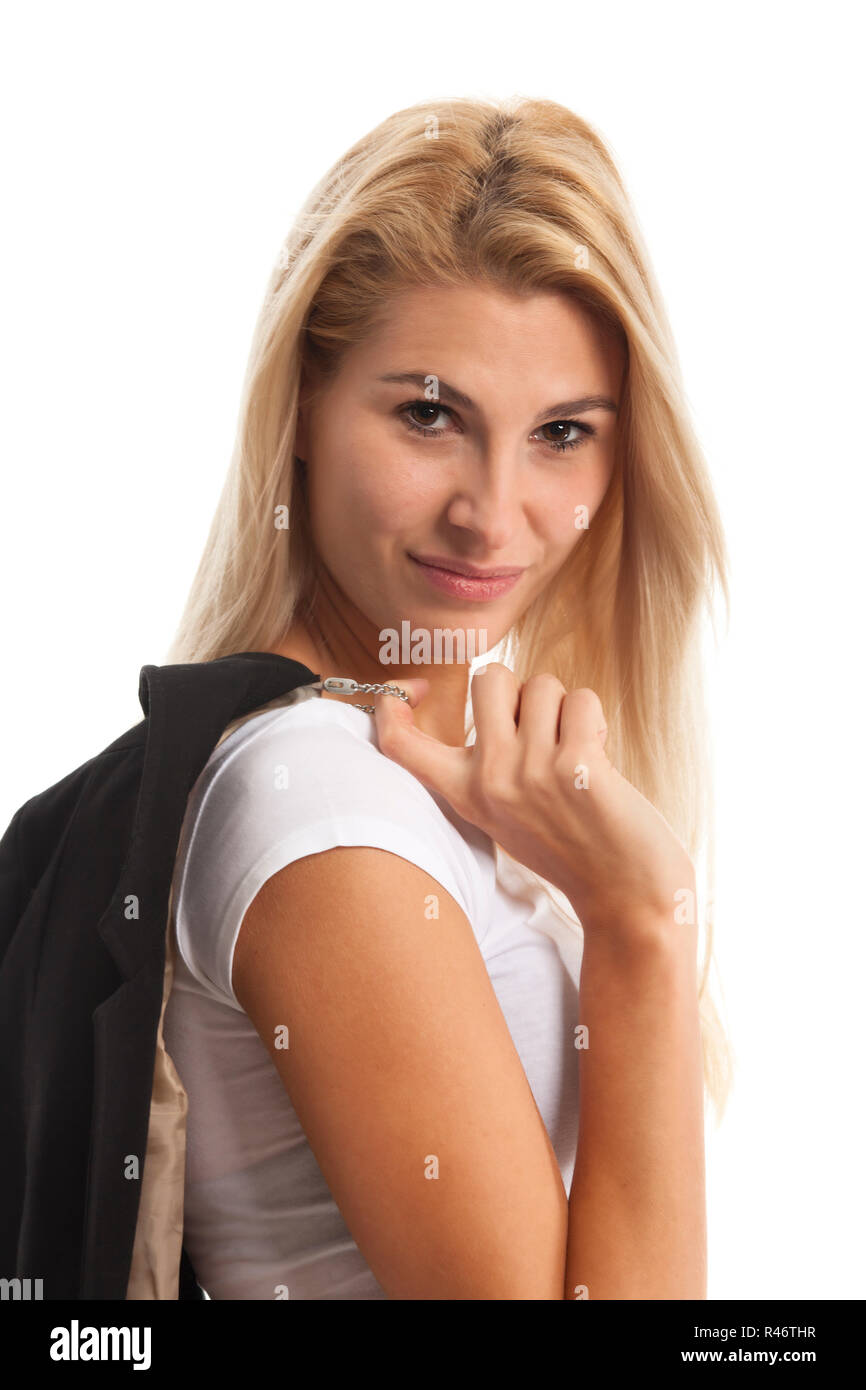 portrait of a slender woman Stock Photo - Alamy