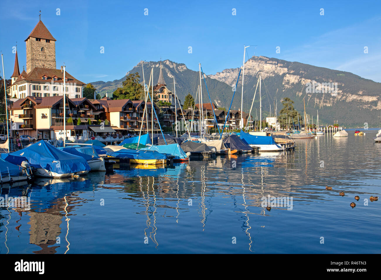 Spiez castle hi-res stock photography and images - Alamy