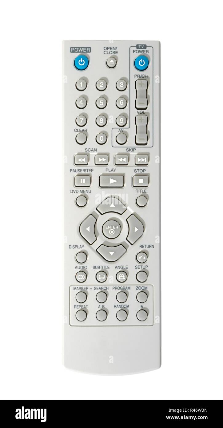 TV and DVD Remote Control Stock Photo - Alamy