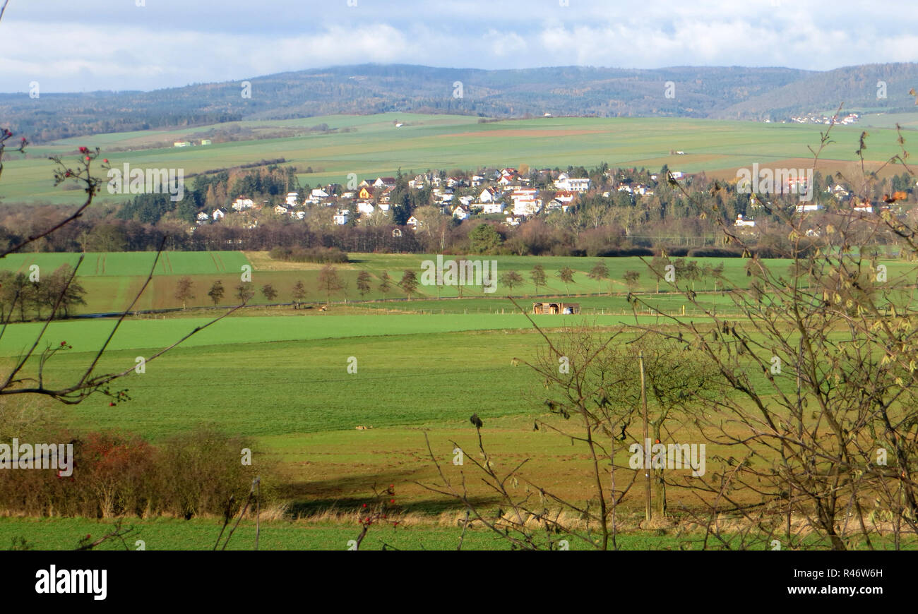 goat mountain in the wetterau Stock Photo - Alamy